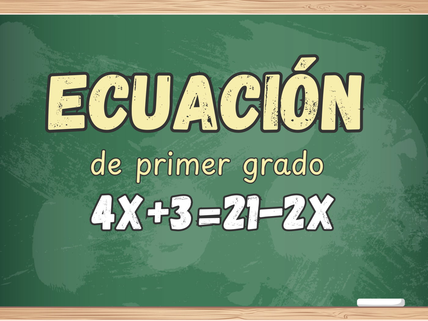 Ecuaciones De Un Solo Paso