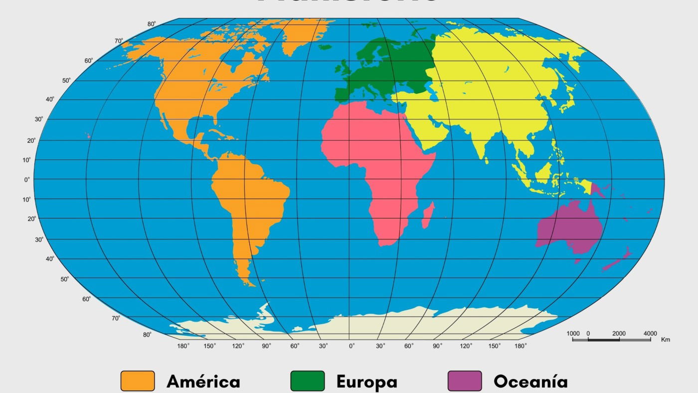 Elementos Del Mapa Planisferio