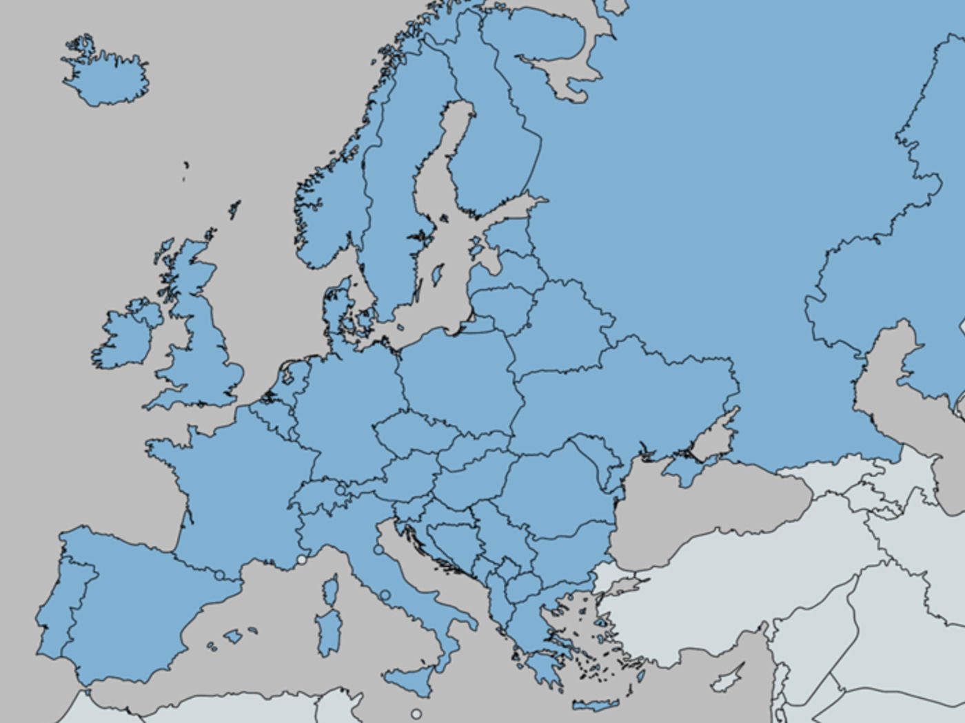 Esquema Del Mapa De Europa Y Asia Mapa De Es De Contorno De Europa.eps