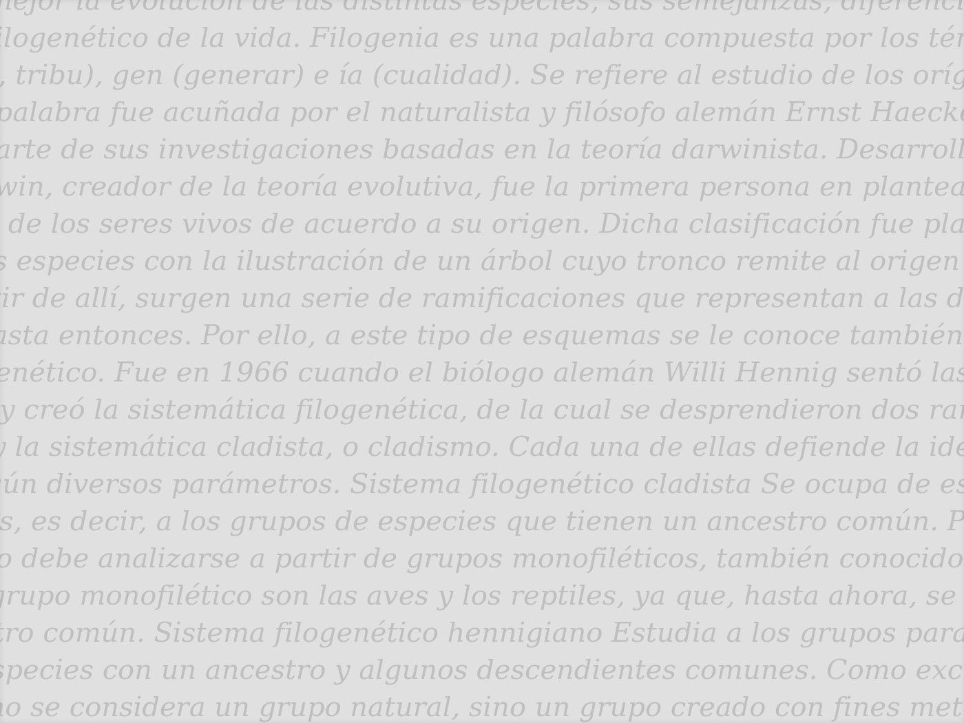 Filogenia: Qué es, Significado y Ejemplos - Enciclopedia Significados