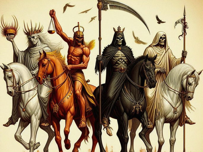 Los 4 jinetes del Apocalipsis (quiénes son y qué representan ... Los 4 jinetes del Apocalipsis (quiénes son y qué representan ...