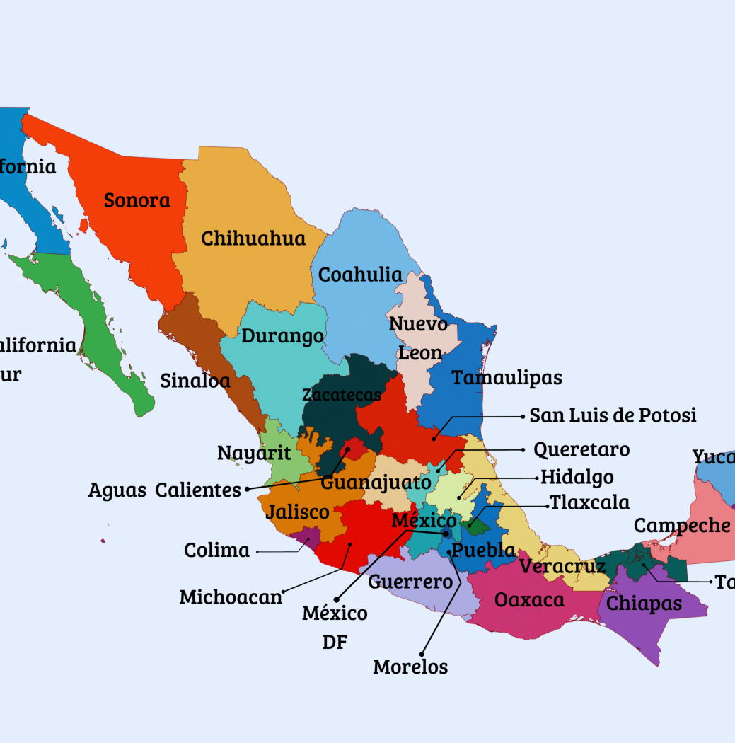 Lista De Estados Y Capitales De La Región Sur