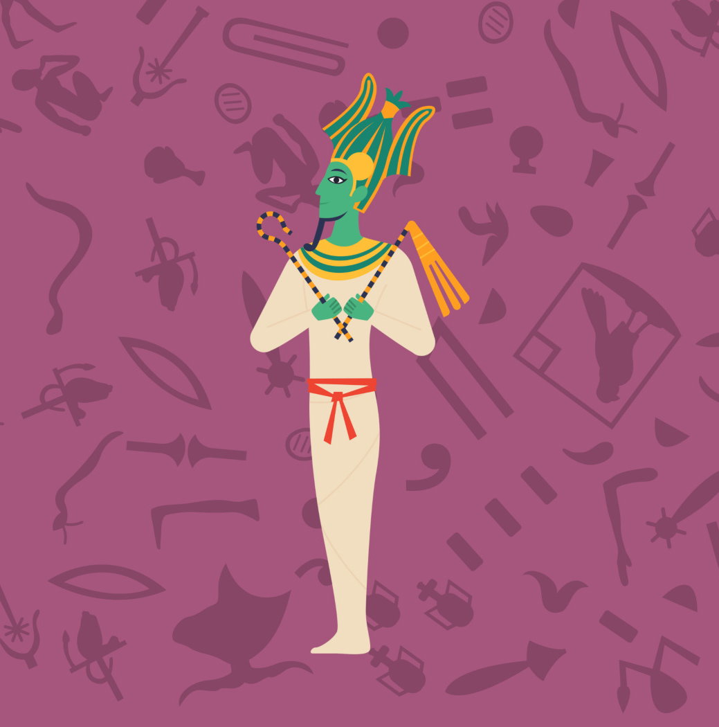 Dibujos Del Dios Egipcio Osiris Antiguo Dios Egipcio Osiris