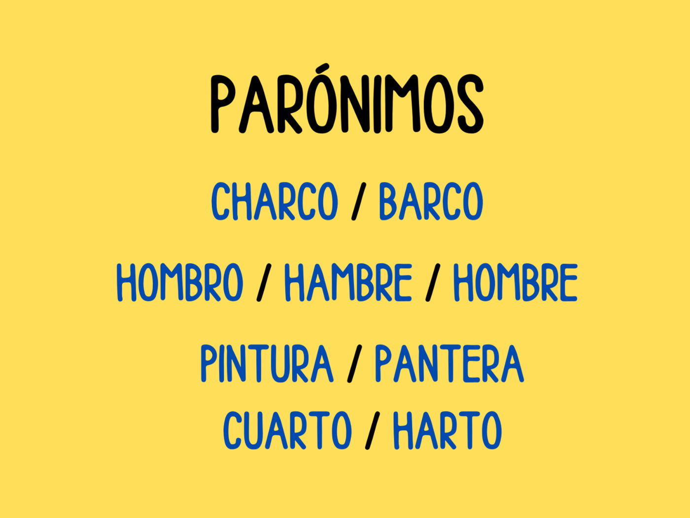 Qué son Parónimos: ejemplos y oraciones - Enciclopedia Significados