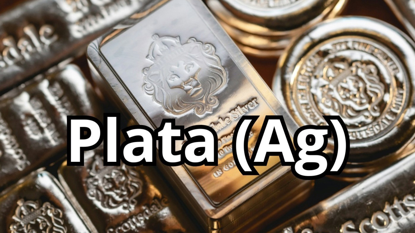 Símbolo De La Tabla Periódica De Plata