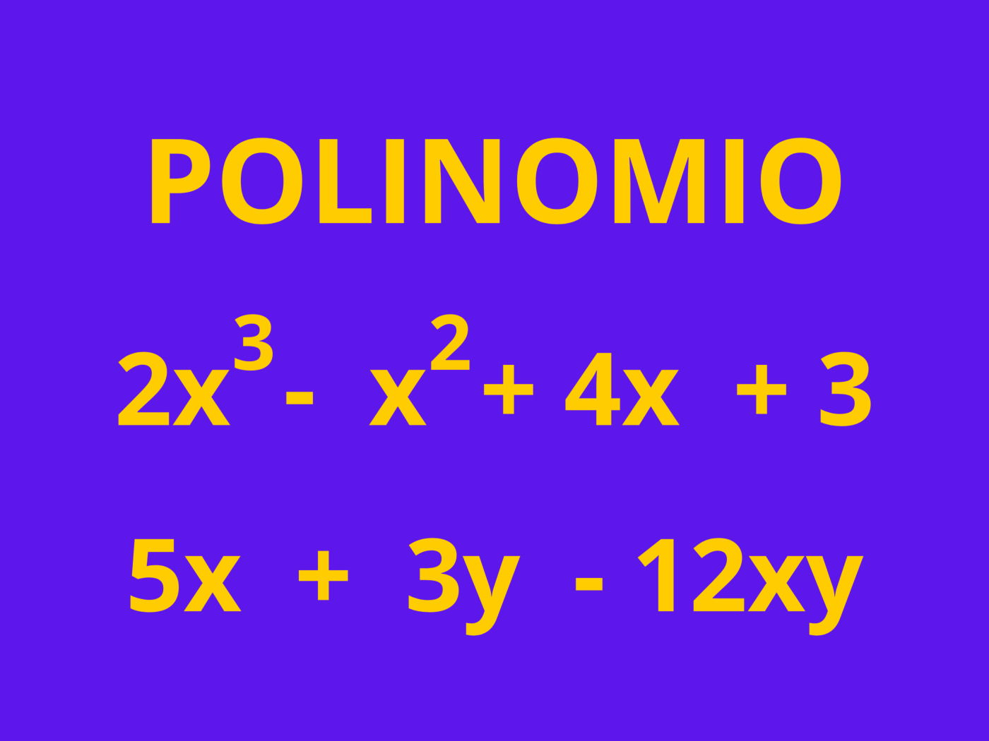 Qu Es Un Polinomio Polinomios Simbolos Matematicos Funciones