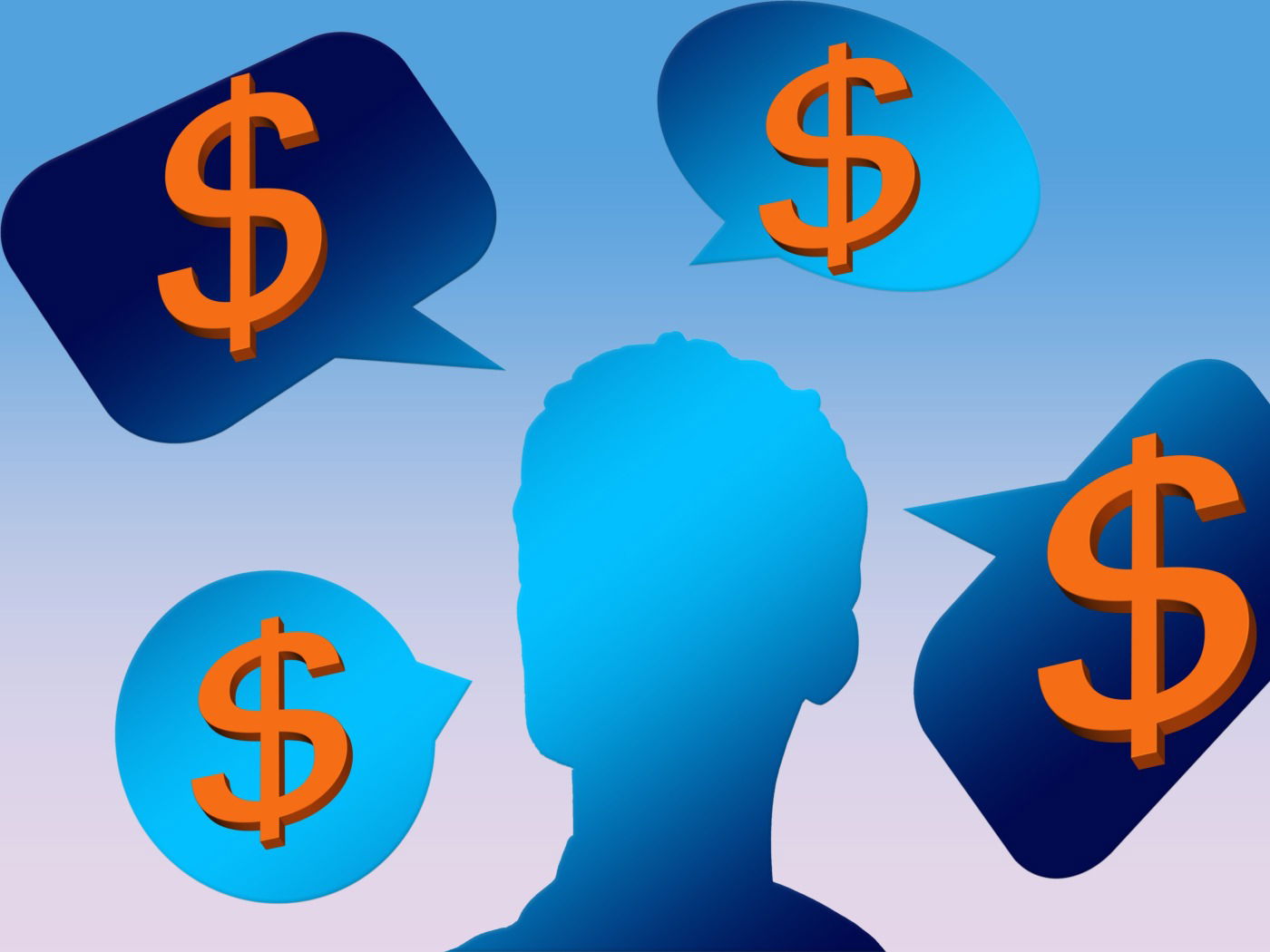 Signo De Dólar Encantos De Uñas Con Signo De Dólar De Plata, Para