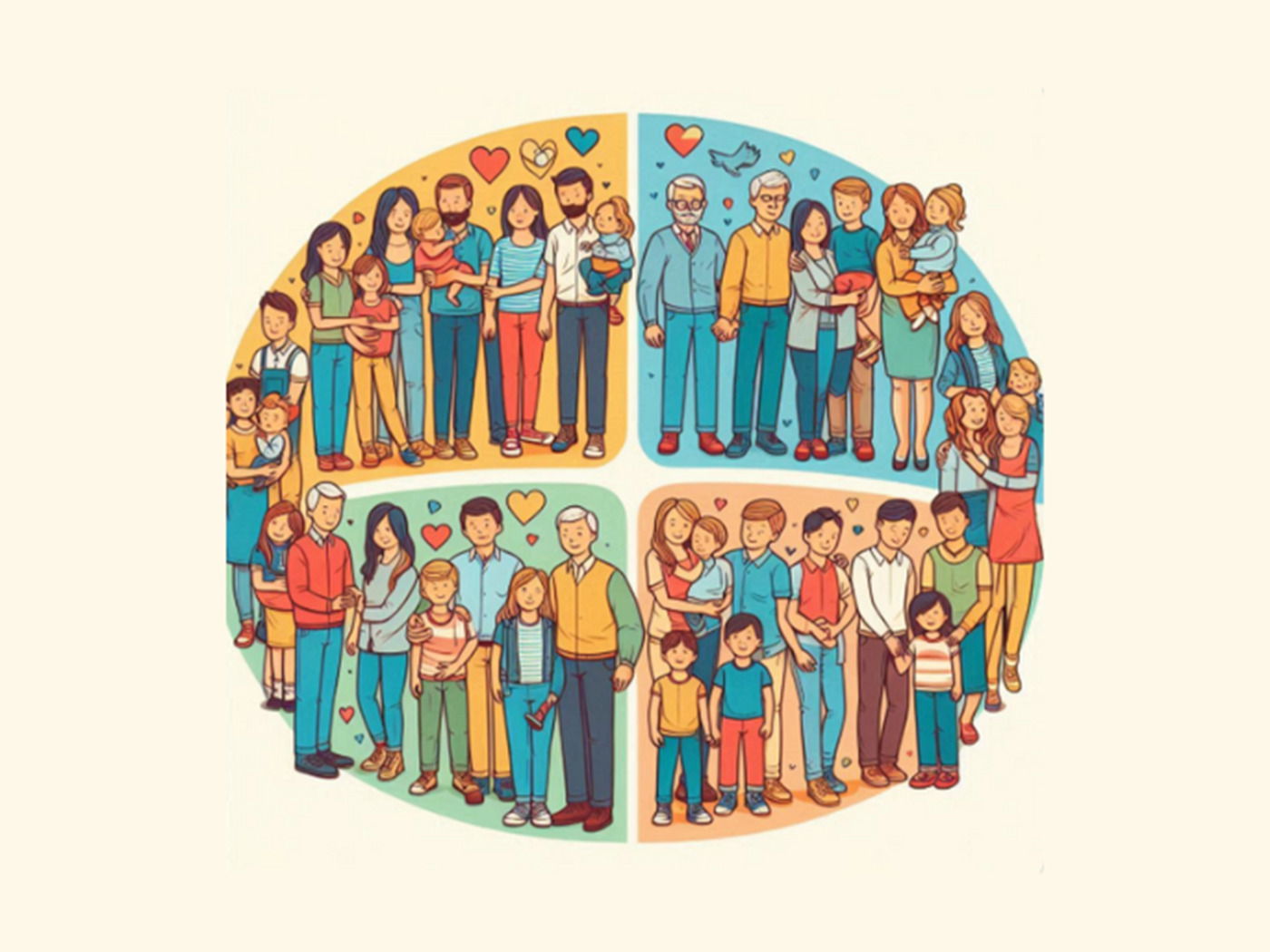 12 Tipos de familia: cuáles son y características - Enciclopedia ...